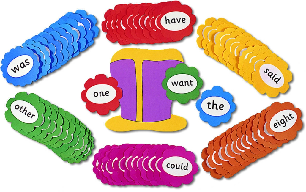 JL Tricky Word Wall Flowers pre-cursive UKC 9781903619117 - Caxton Books