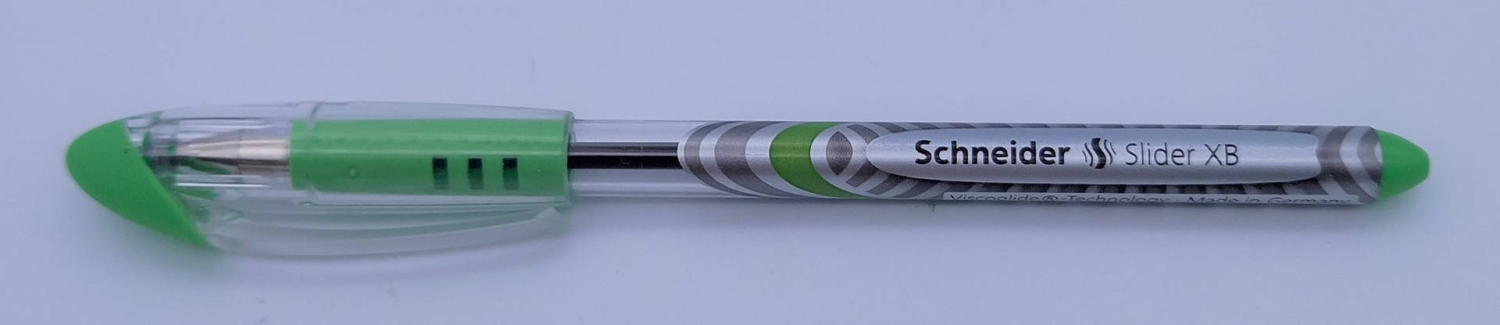 Pen Light Green Slider Basic XB ViscoGlide B58730 - Caxton Books