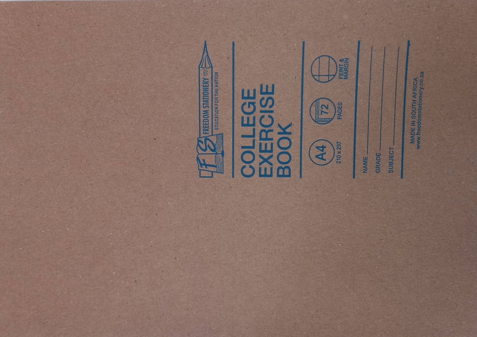 Exercise Bk A4 72p Feint 10006 B54981 - Caxton Books