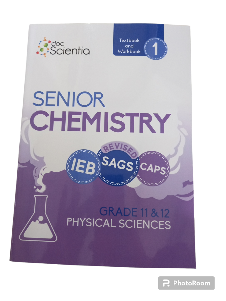 IEB Physical Sciences Senior Chemistry TB/WB 1 9781991210838 - Caxton Books