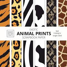 Exotic Animal Prints Scrapbook Paper 9781953987266 - Caxton Books